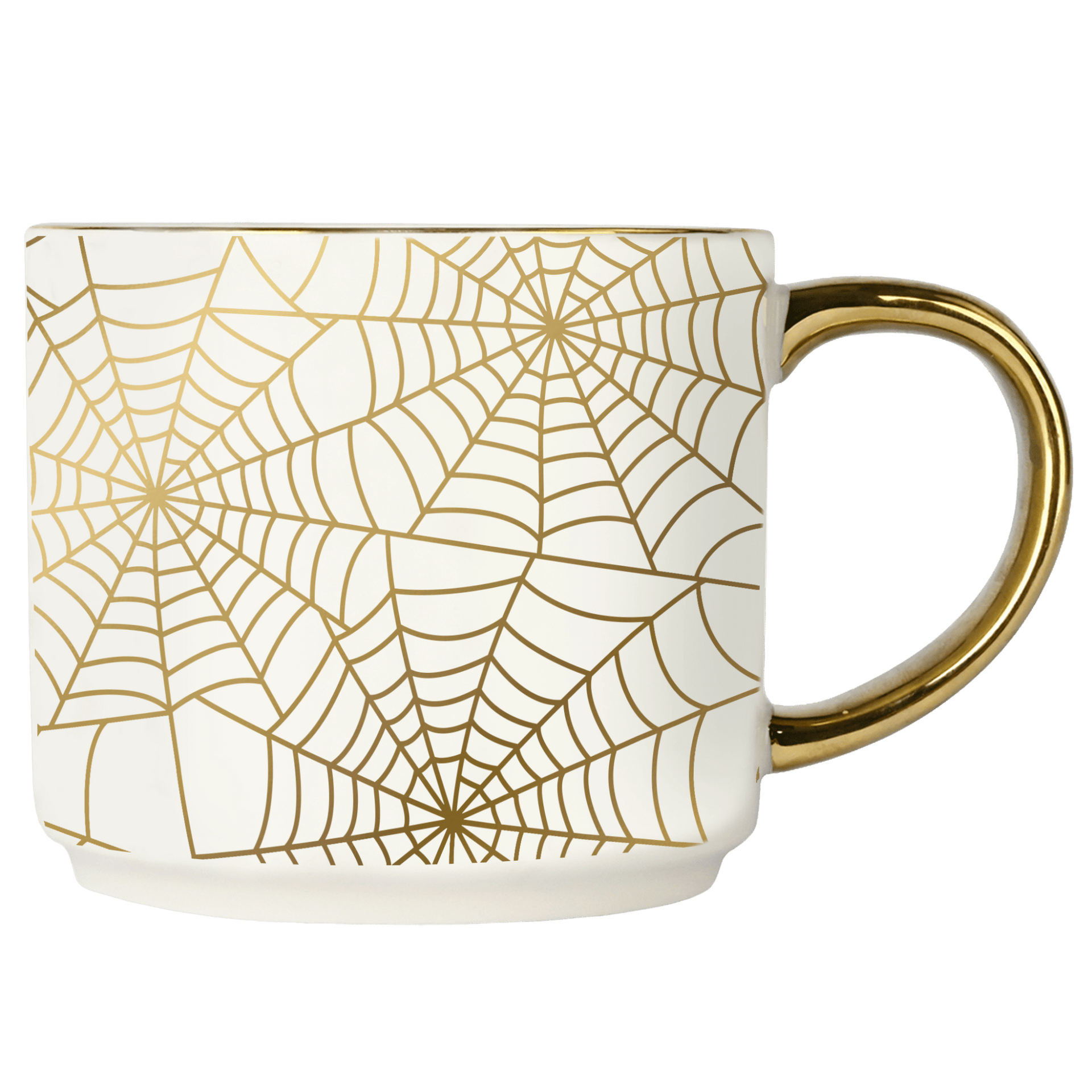 Spiderwebs 14oz. Gold Handle Coffee Mug – SBG Co.