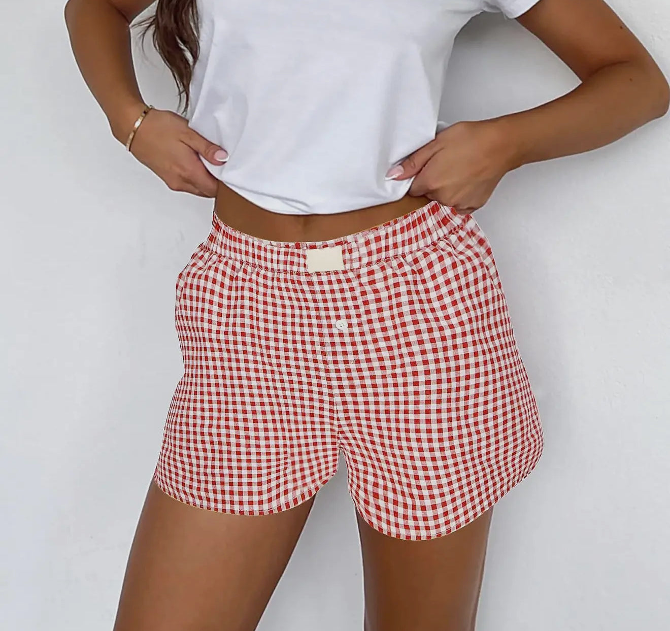 Viral Trendy Gingham Boxer Shorts – SBG Co.