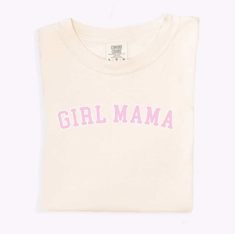 Girl Mama Bold Outline Varsity Tee – SBG Co.